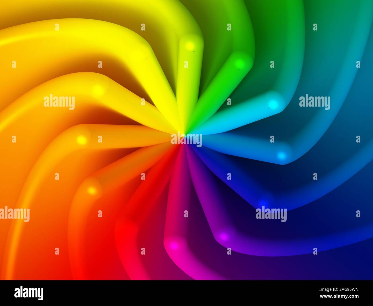 Rainbow background. 3d illustration 3d rendering Stock Photo - Alamy