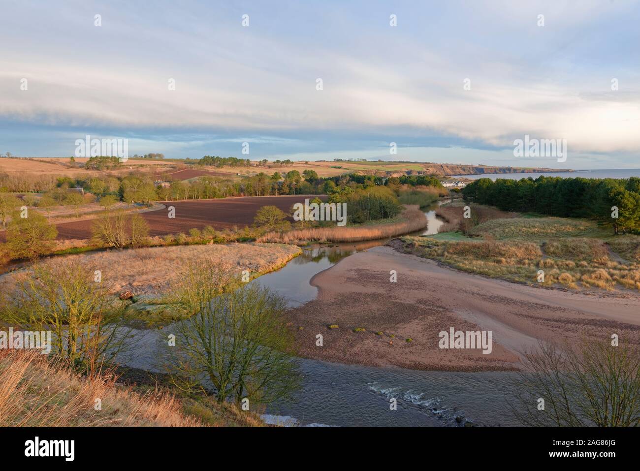 Looking down from the Red Castle over the Lunan River and its ...