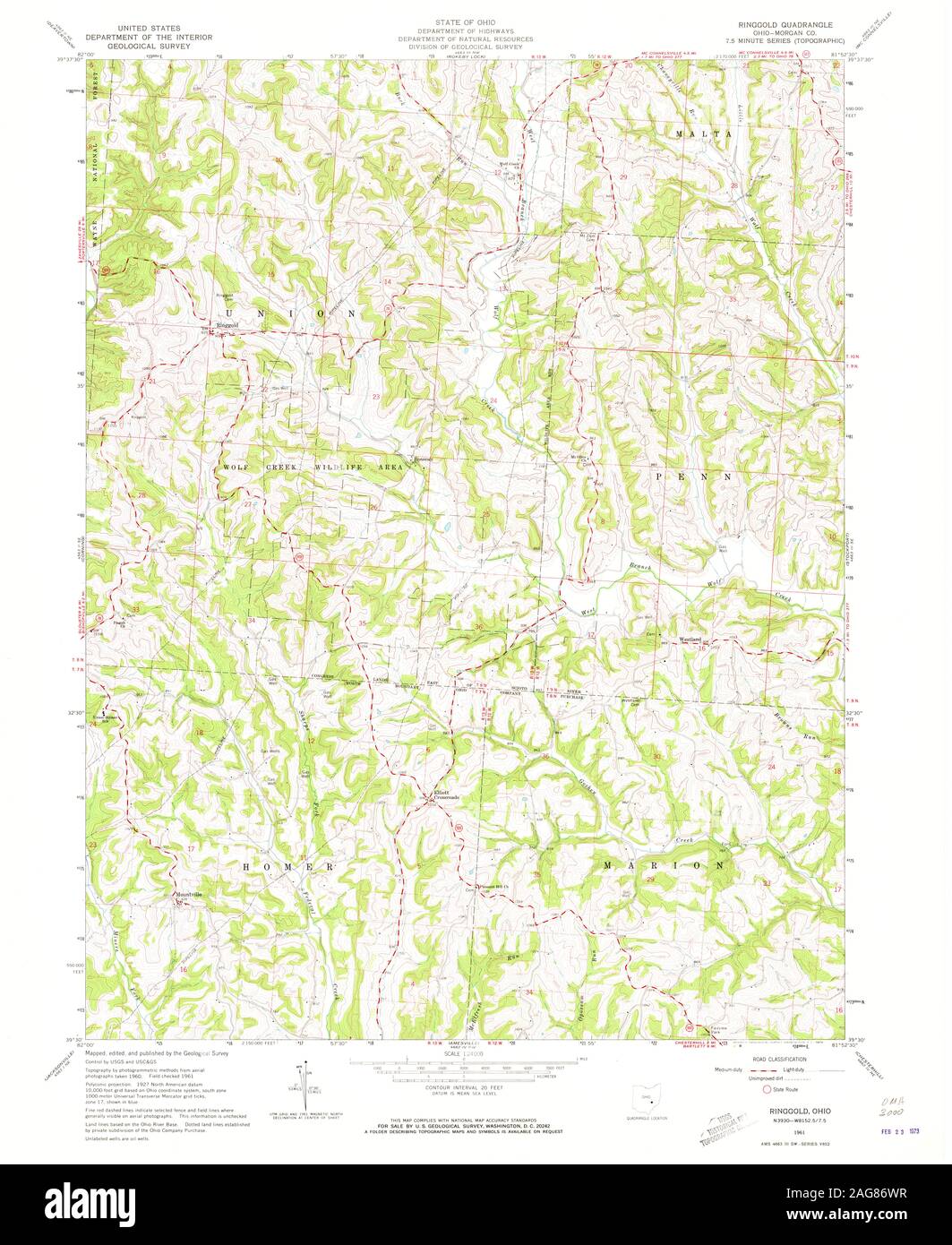 Map of ringgold hi-res stock photography and images - Alamy