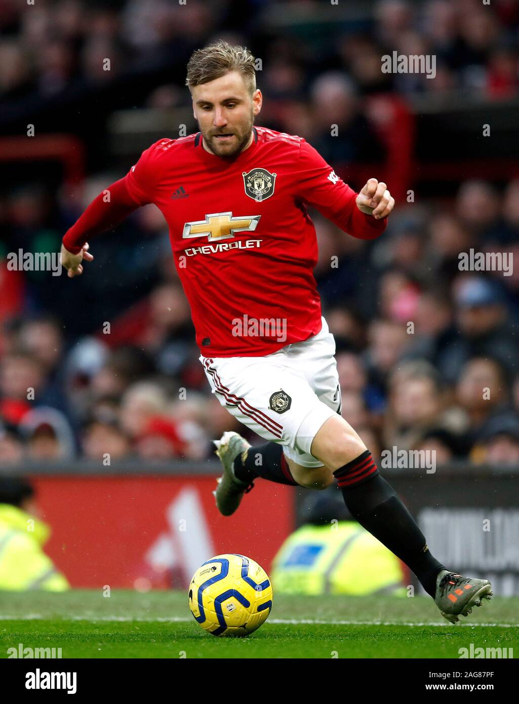 Manchester United's Luke Shaw Stock Photo - Alamy