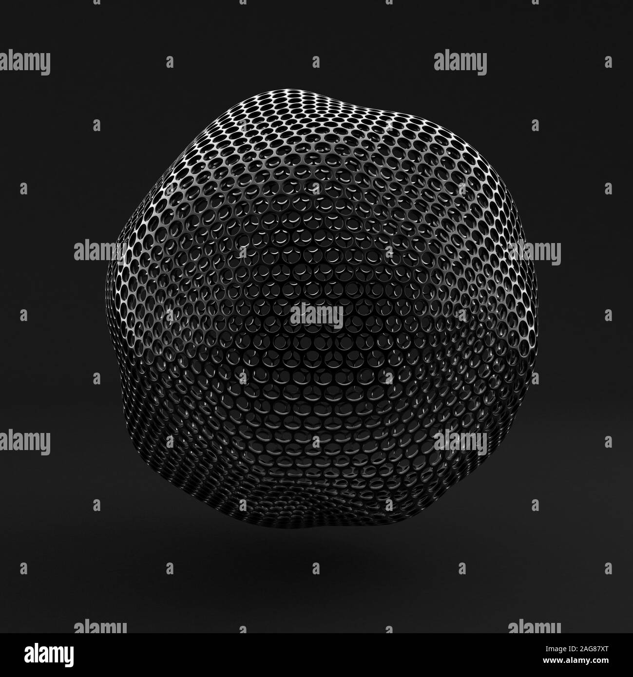 Abstract background, sphere, form3d rendering 3d illustration Stock Photo - Alamy