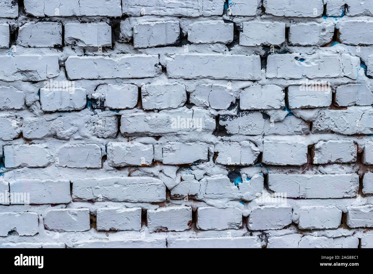 Background of old painted brick wall. Texture of brick Stock Photo - Alamy