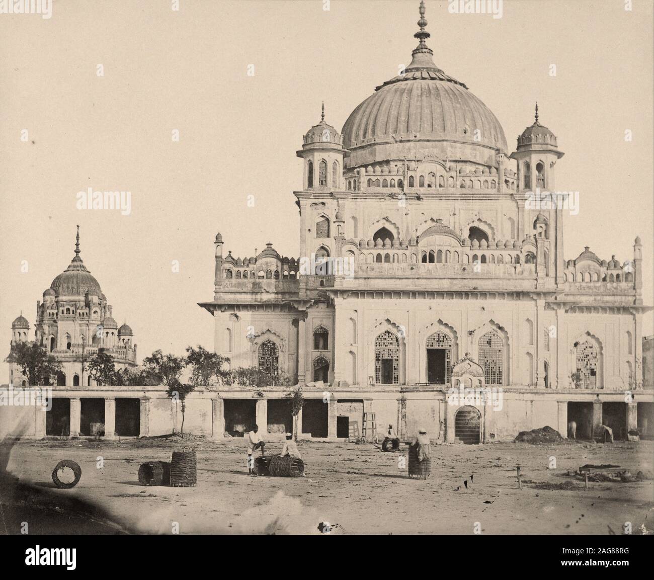 Felice Beato (1832 - 1909) - Small Mosque in the Kaiserbagh Stock Photo ...