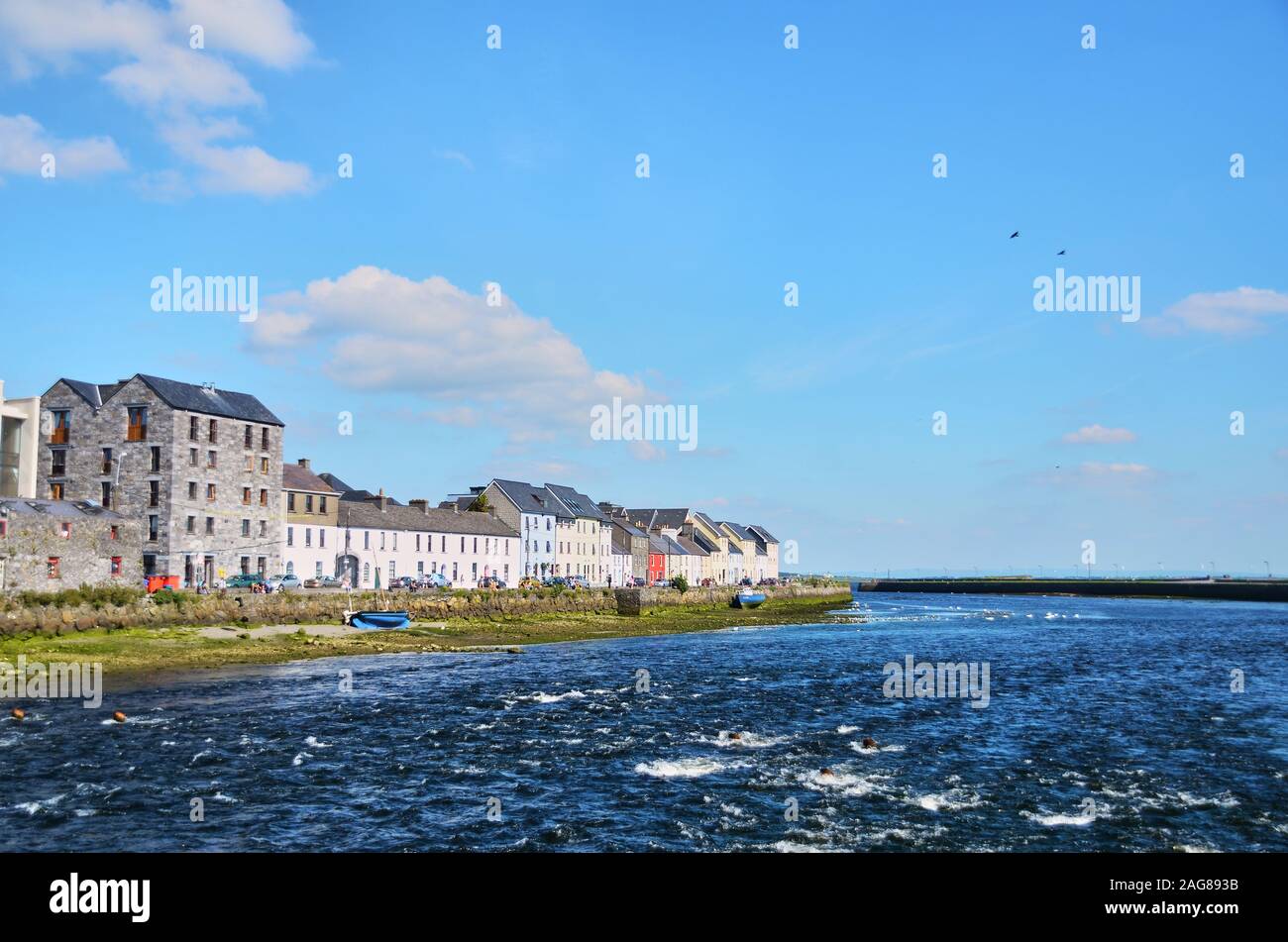 The Claddagh Galway in Galway, Ireland. Travel destination Stock Photo ...