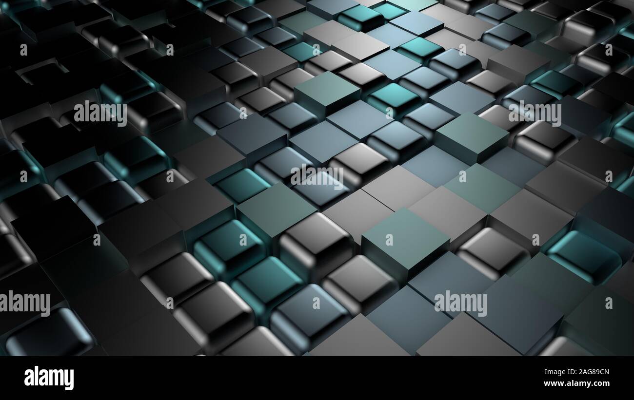 black metal background with hexagons.3d rendering, 3d illustration ...