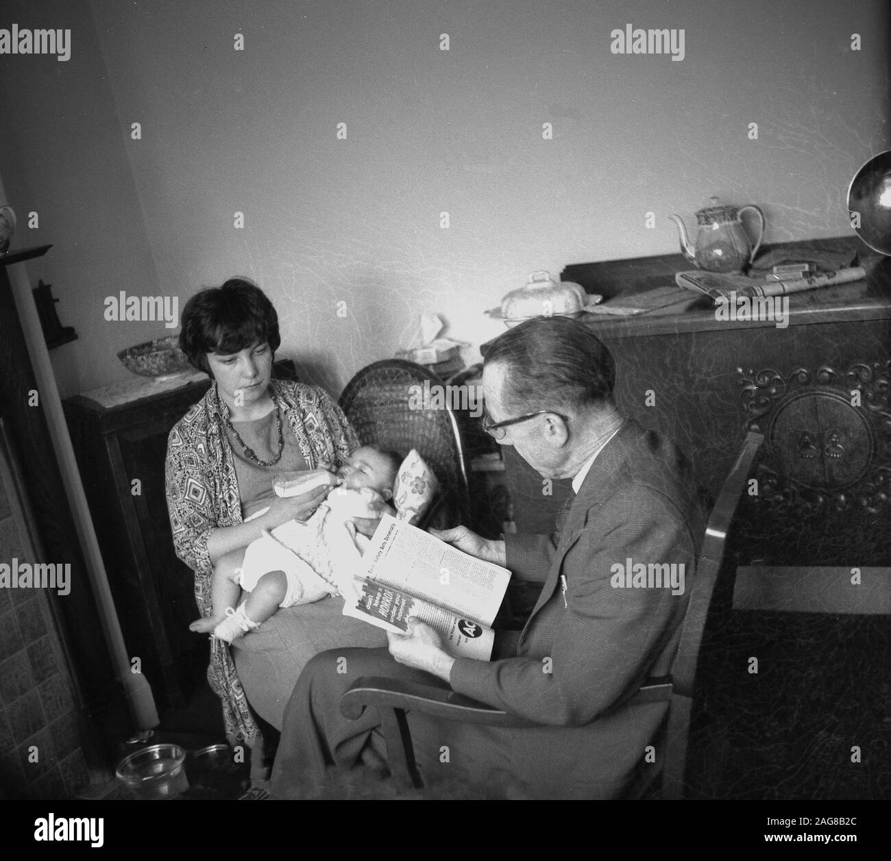 Young man inside new Black and White Stock Photos & Images - Alamy