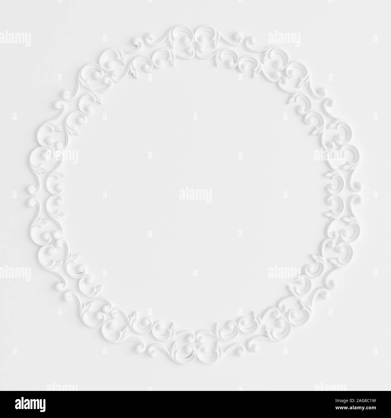 Luxury gypsum decoration element, wall concept stucco, interior ...