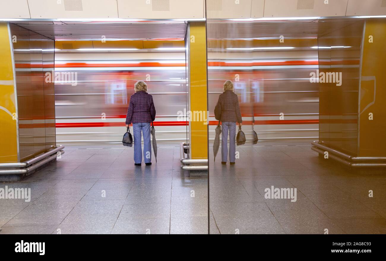 The Prague Metro, built in 1974, carries around 600 Million passengers ...