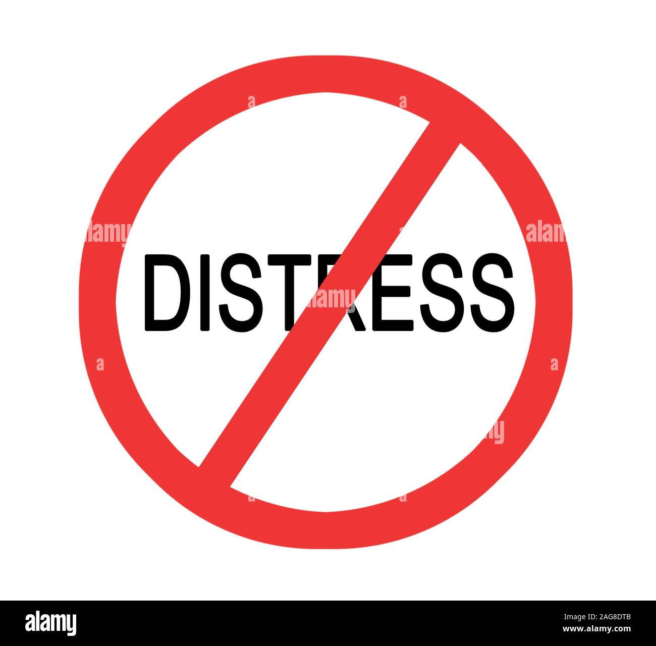 Stop stress sign Cut Out Stock Images & Pictures - Alamy