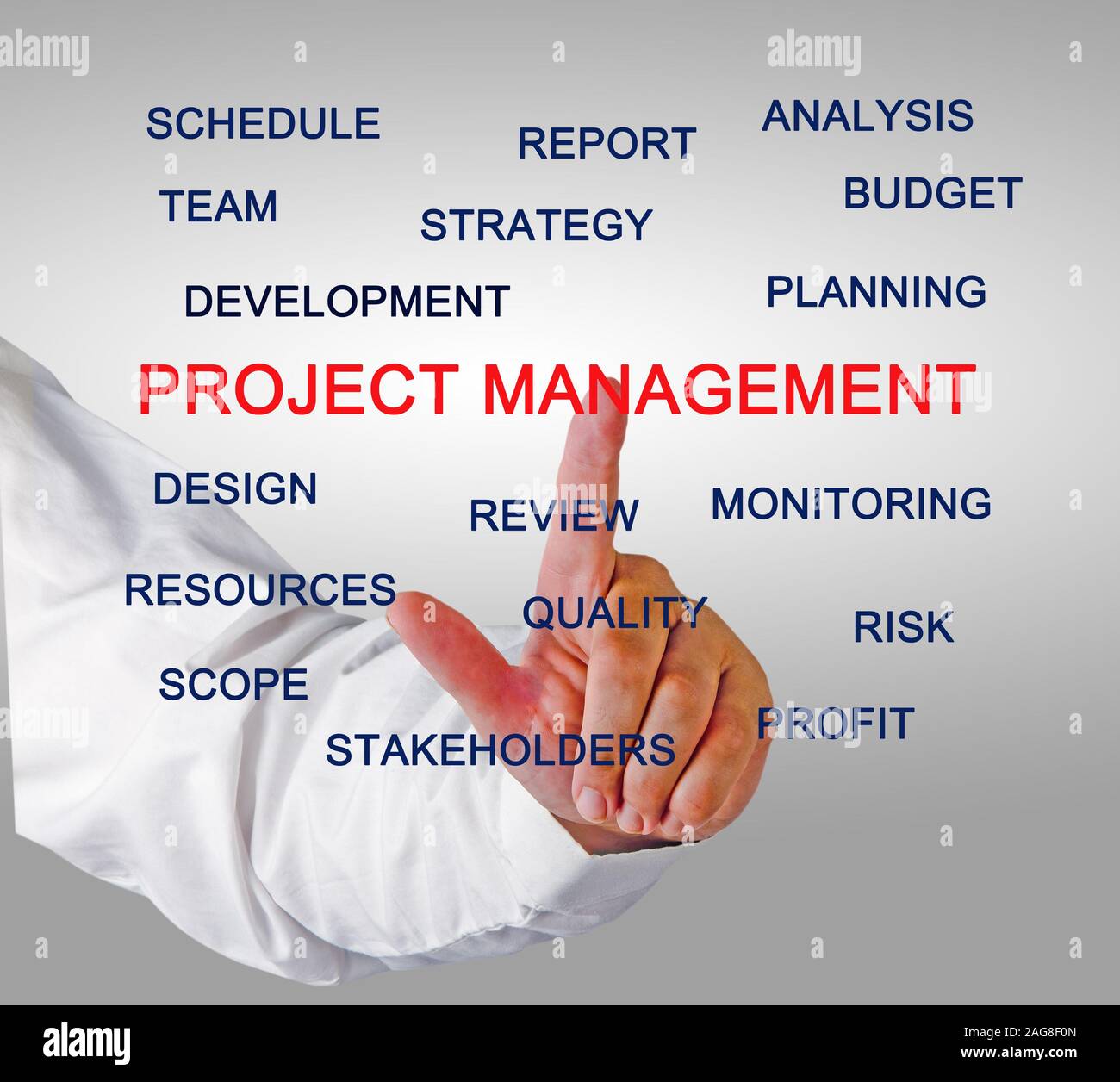 Project management teamwork completing hi-res stock photography and ...