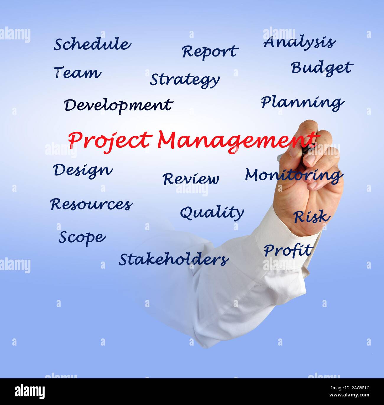 Manager writing report quality control hi-res stock photography and ...