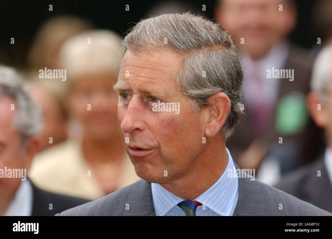 HRH Prince of Wales pictured during his visit to The Museum of Welsh ...