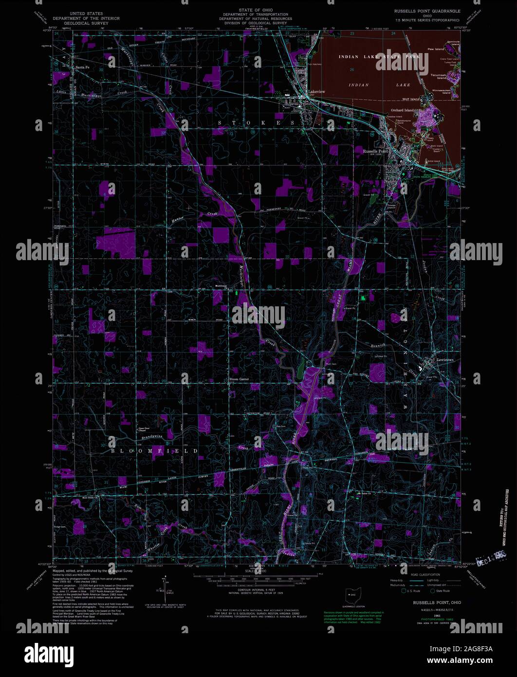 Russells map hi-res stock photography and images - Alamy
