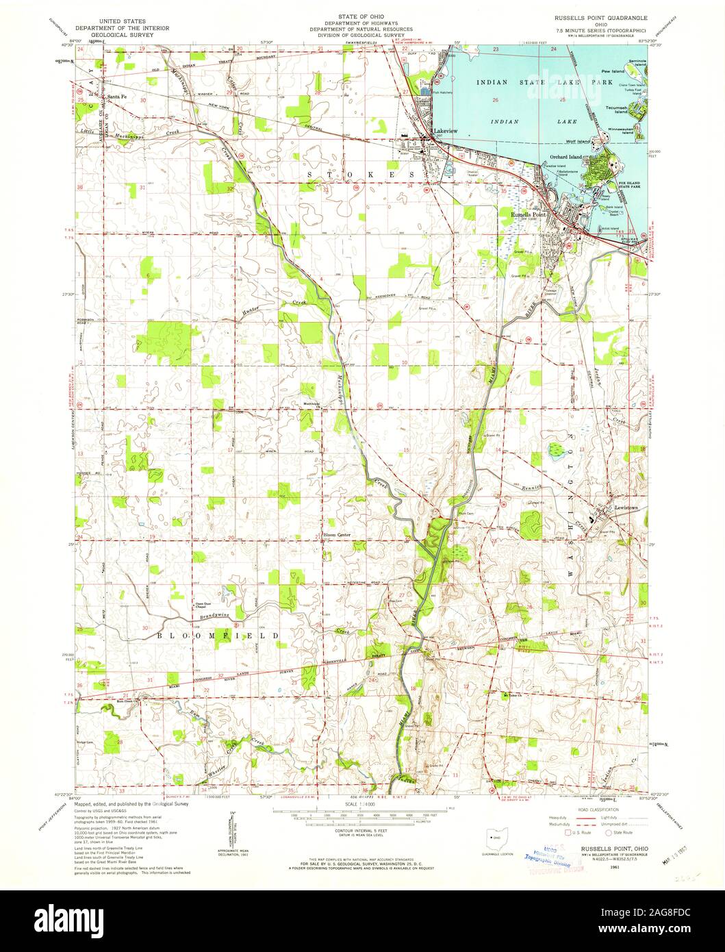 Russells map hi-res stock photography and images - Alamy