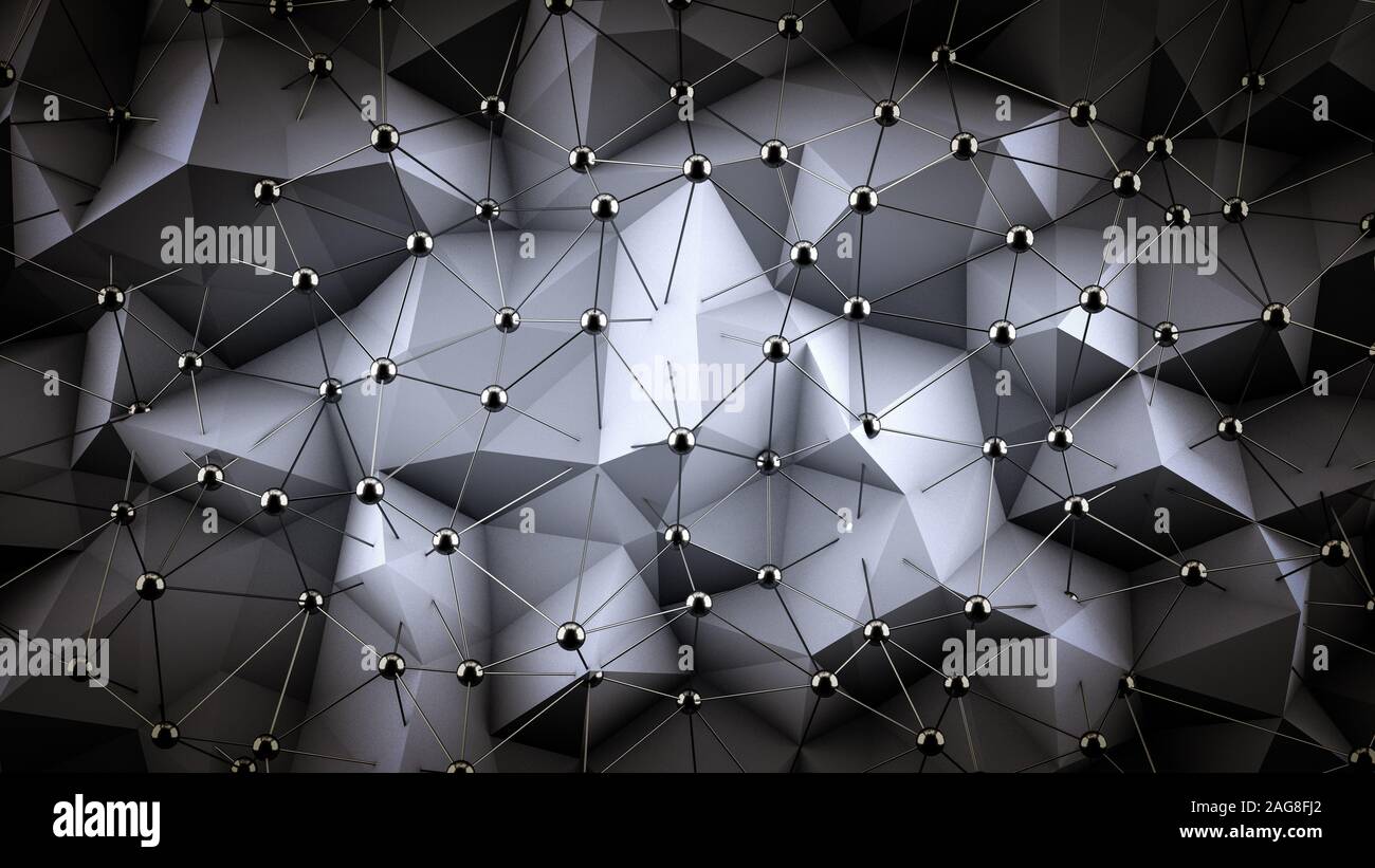 Crystal structure background. 3d rendering, 3d illustration Stock Photo ...