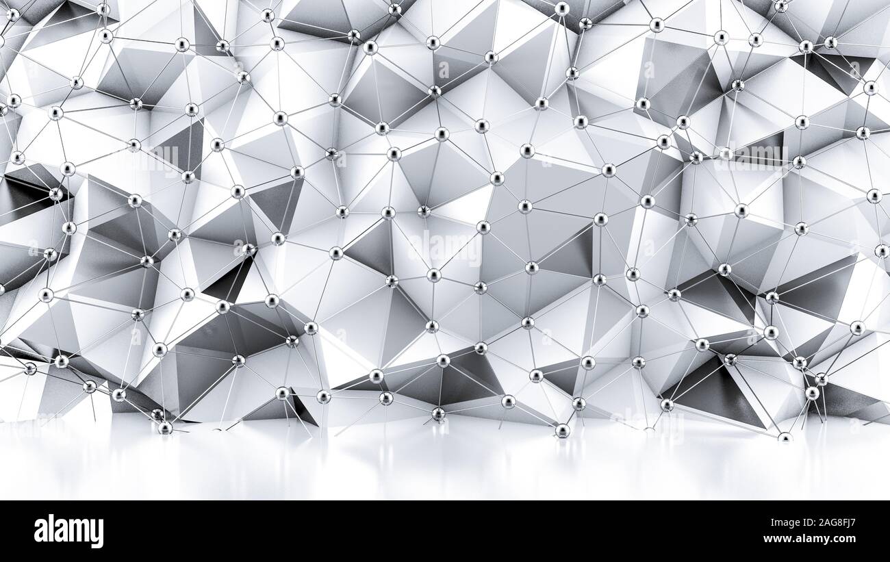 Crystal structure background. 3d rendering, 3d illustration Stock Photo ...