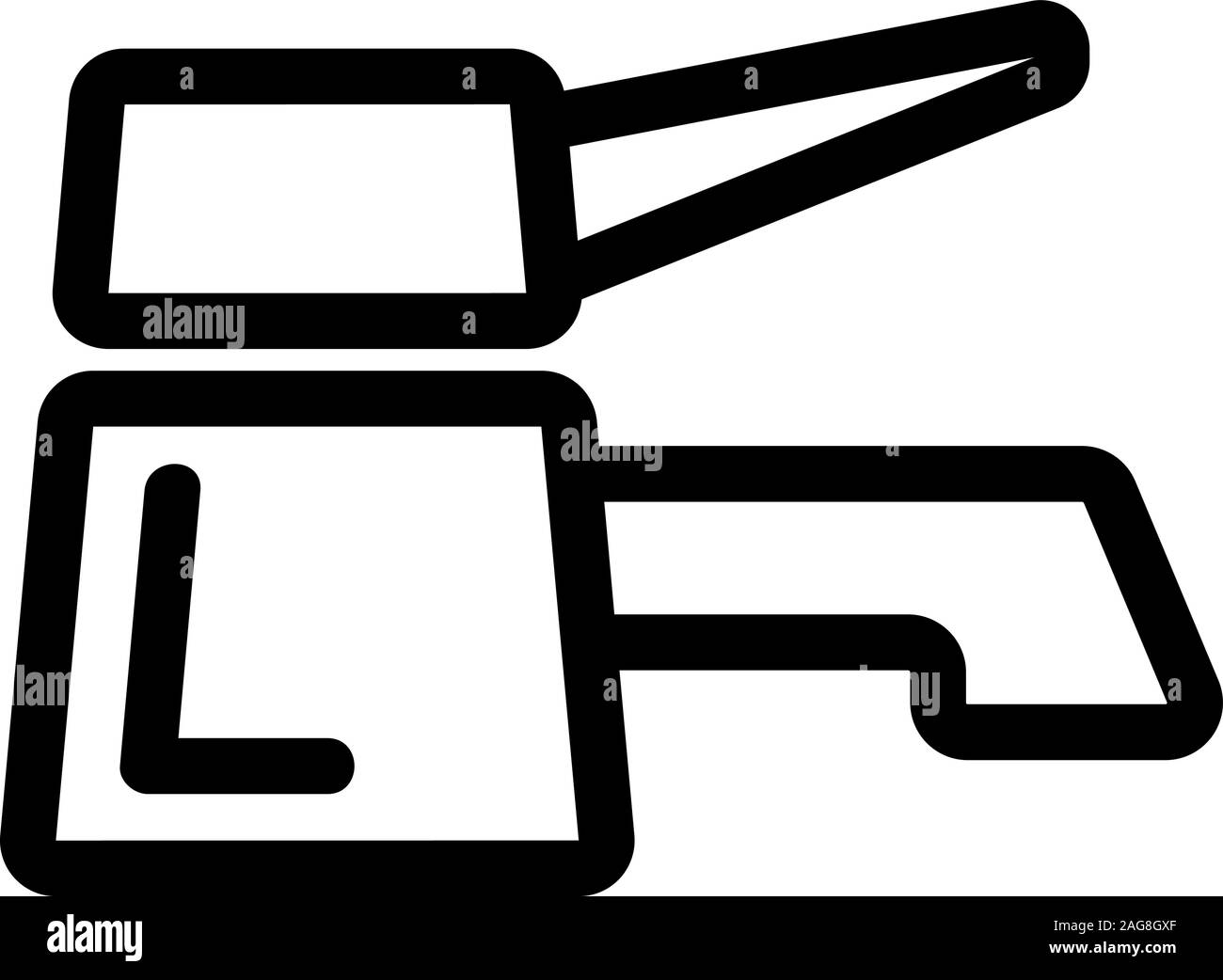 Water mixer icon vector. Isolated contour symbol illustration Stock ...