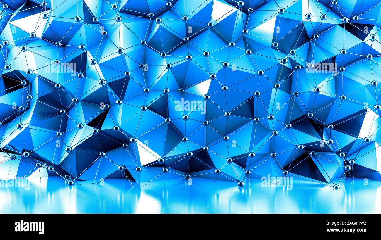 Crystal structure background. 3d rendering, 3d illustration Stock Photo ...