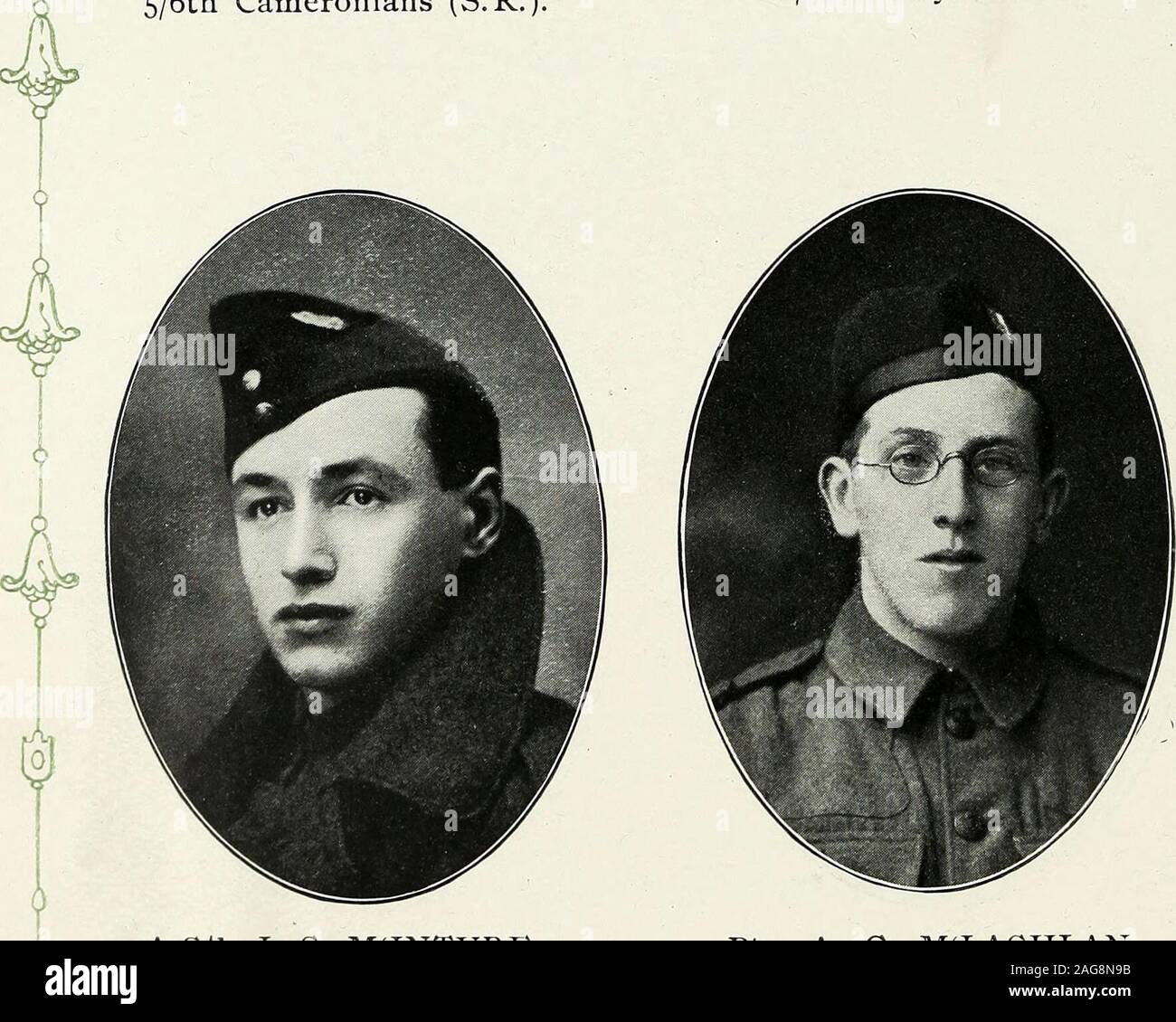 The Cameronians Scottish Rifles High Resolution Stock Photography and ...