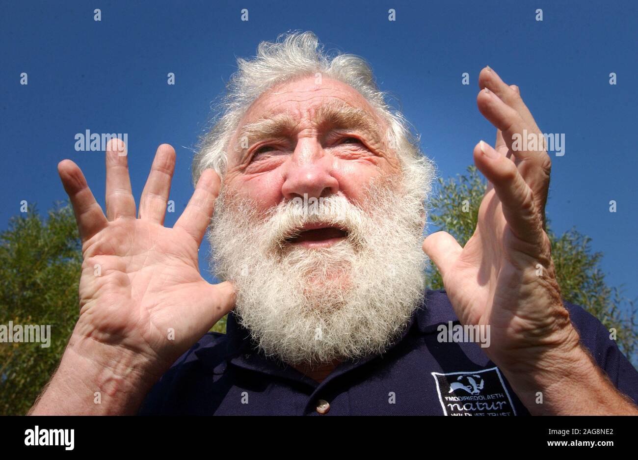 Environment campaigner Professor David Bellamy pictured at the Gwent ...