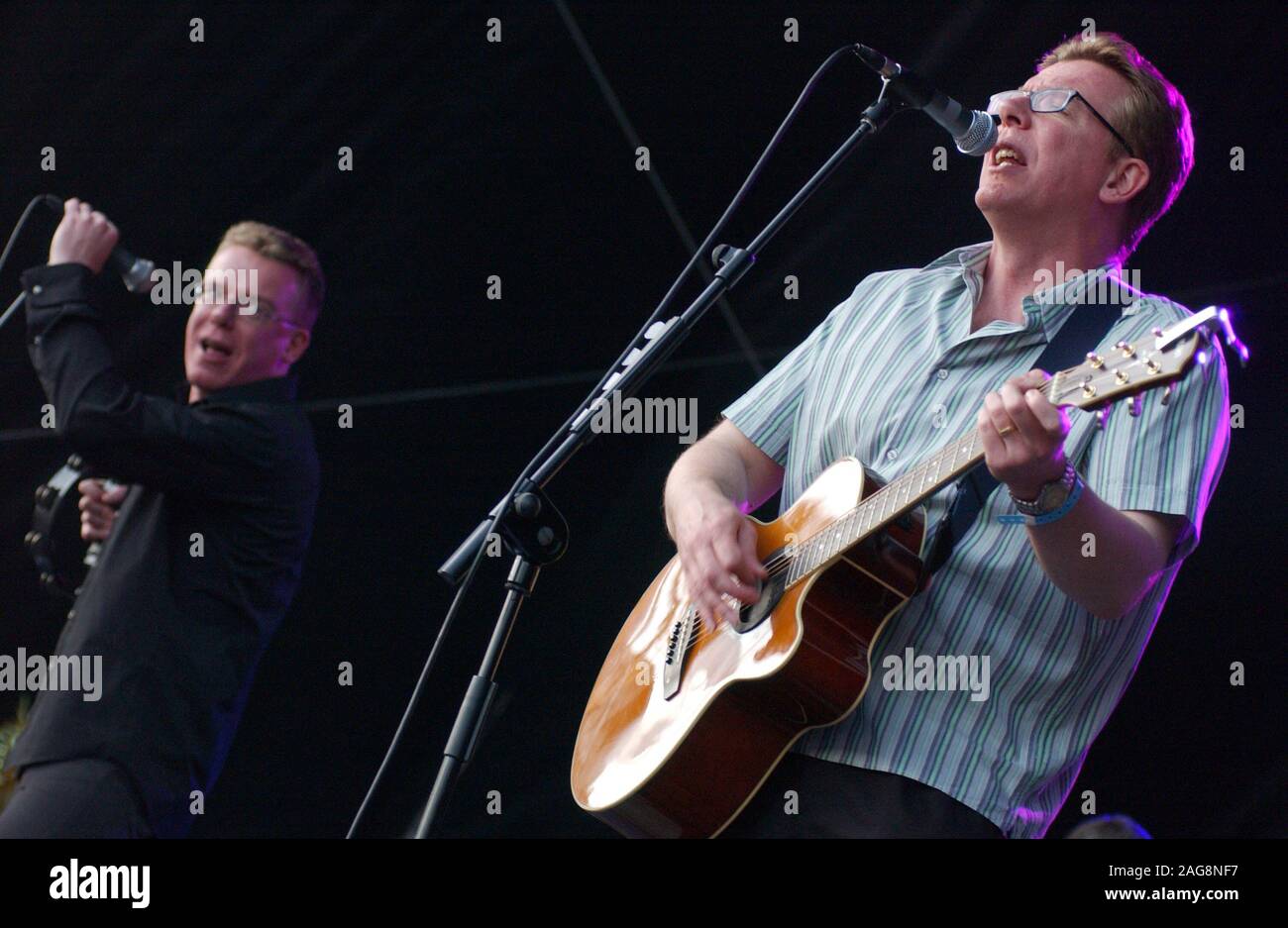 The Proclaimers, twin brothers Charlie and Craig Reid, perform at The ...