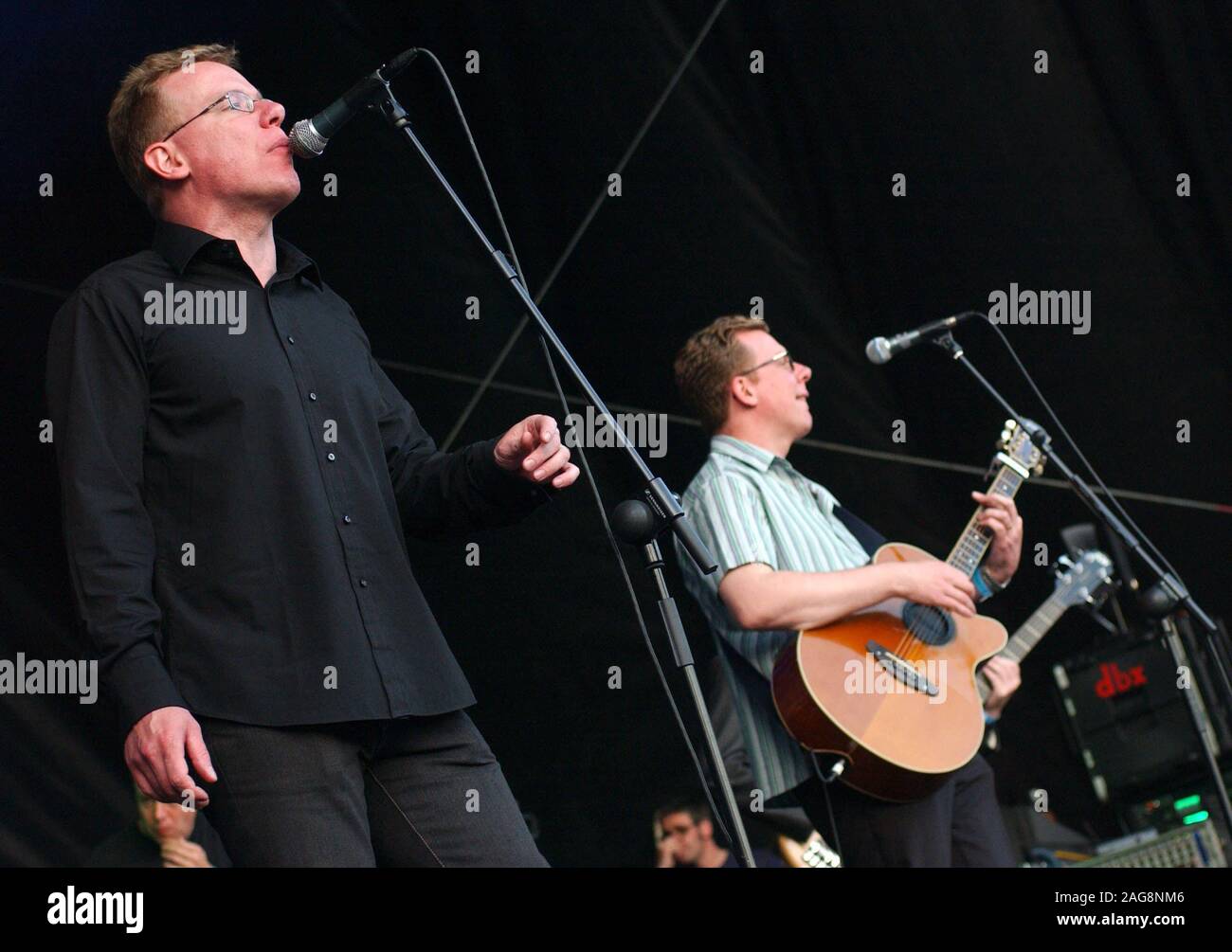 The Proclaimers, twin brothers Charlie and Craig Reid, perform at The ...