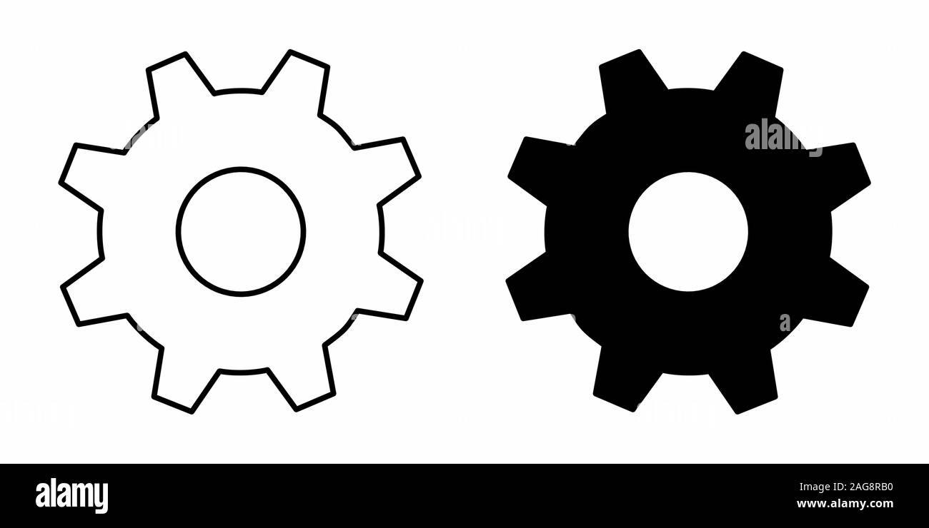 Cogs icons illustration Stock Vector Image & Art - Alamy