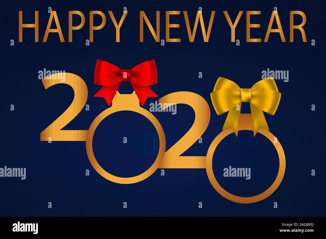 Symbols of the beginning of the new 2020 year Stock Vector Image & Art ...