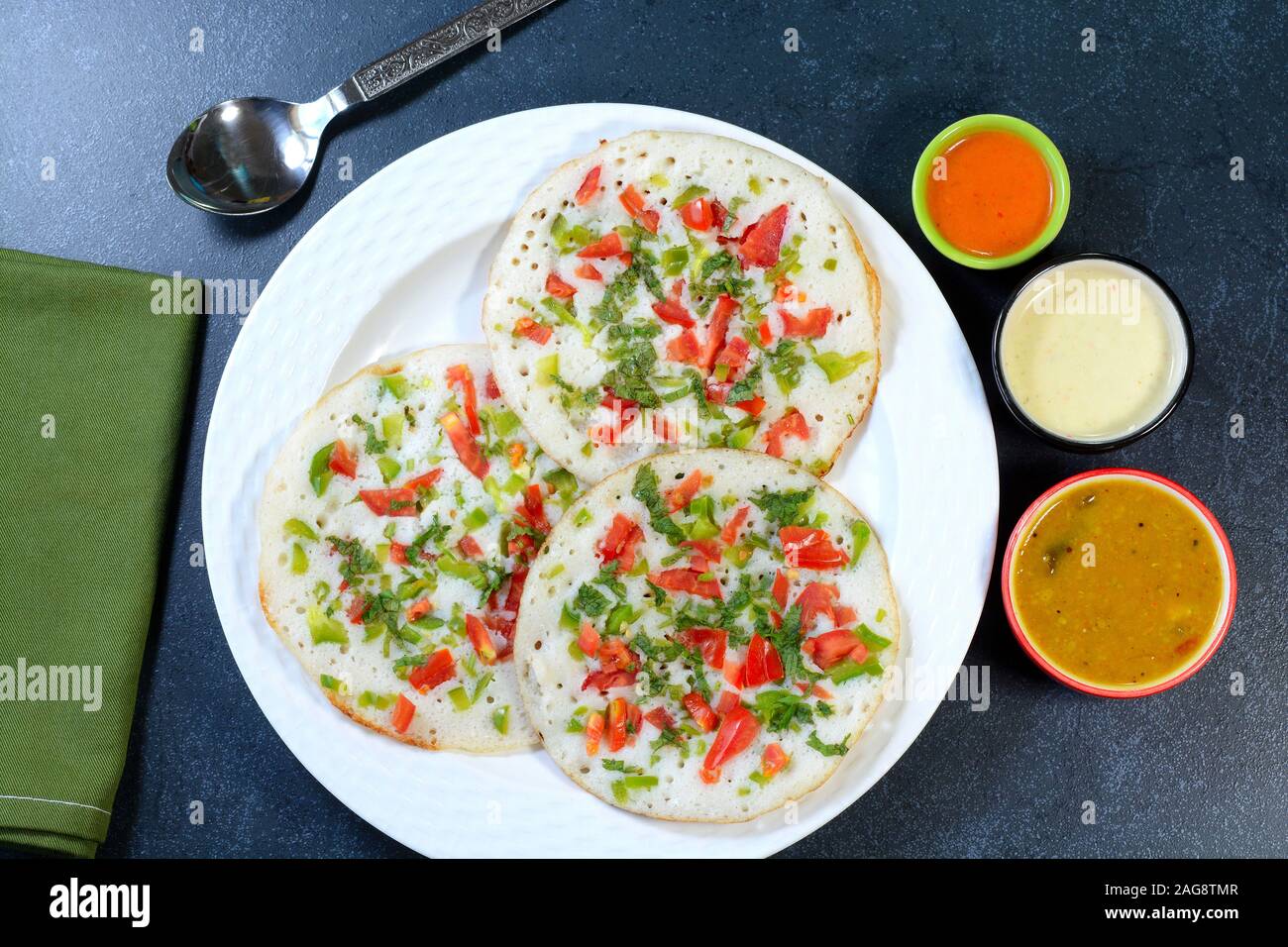 South India breakfast food dosa Stock Photo - Alamy