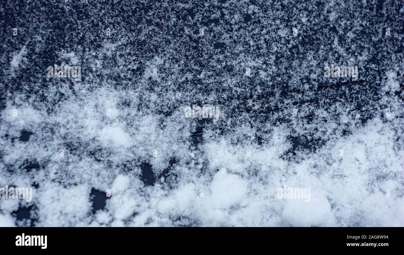 snow crystals snow pieces design space for text or other isolated black ...