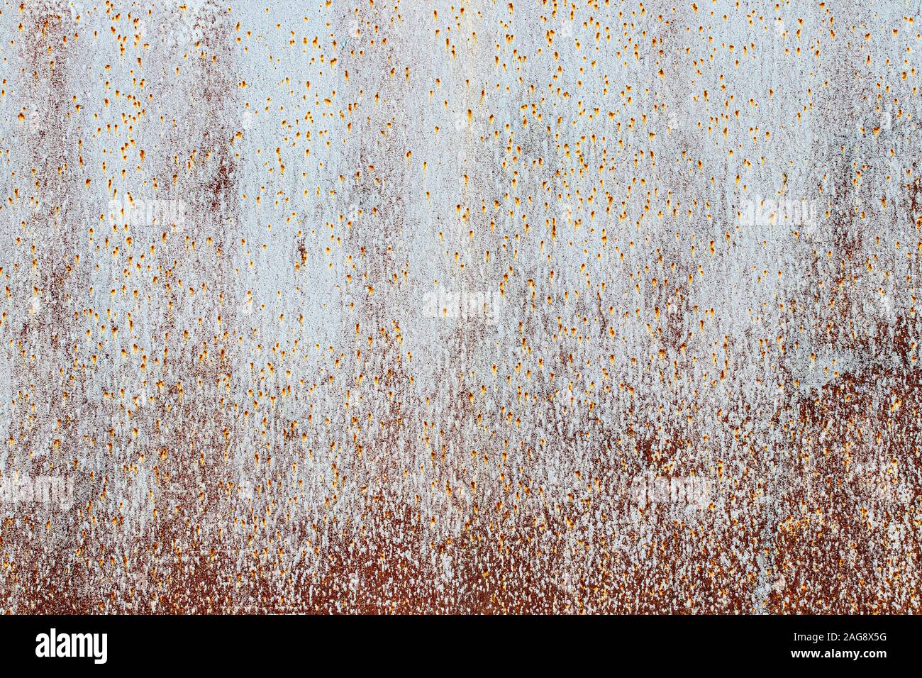Texture of peeling paint from rusty metal. Abstract background for ...