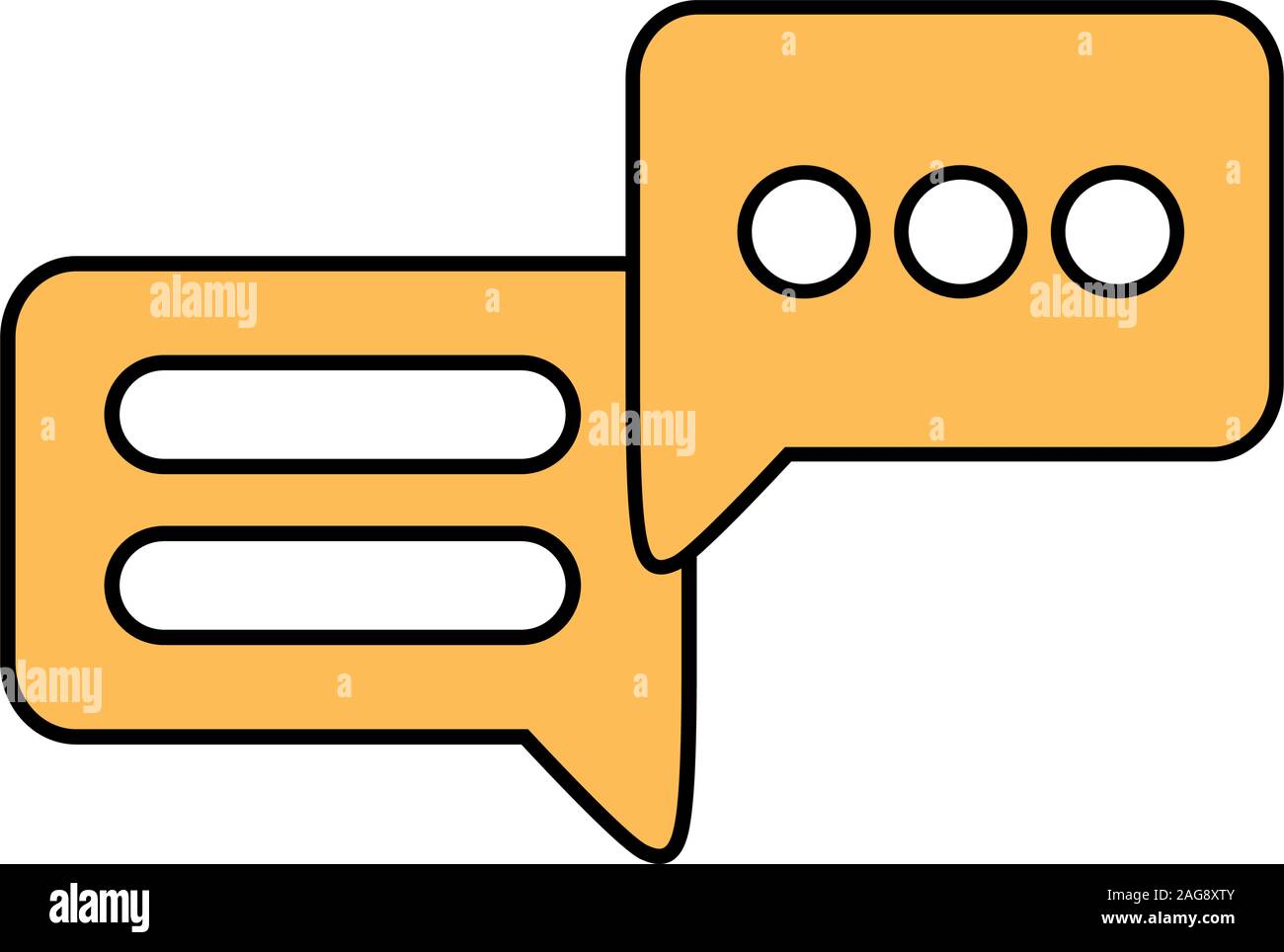 Communication bubbles design, Message discussion conversation talk and ...