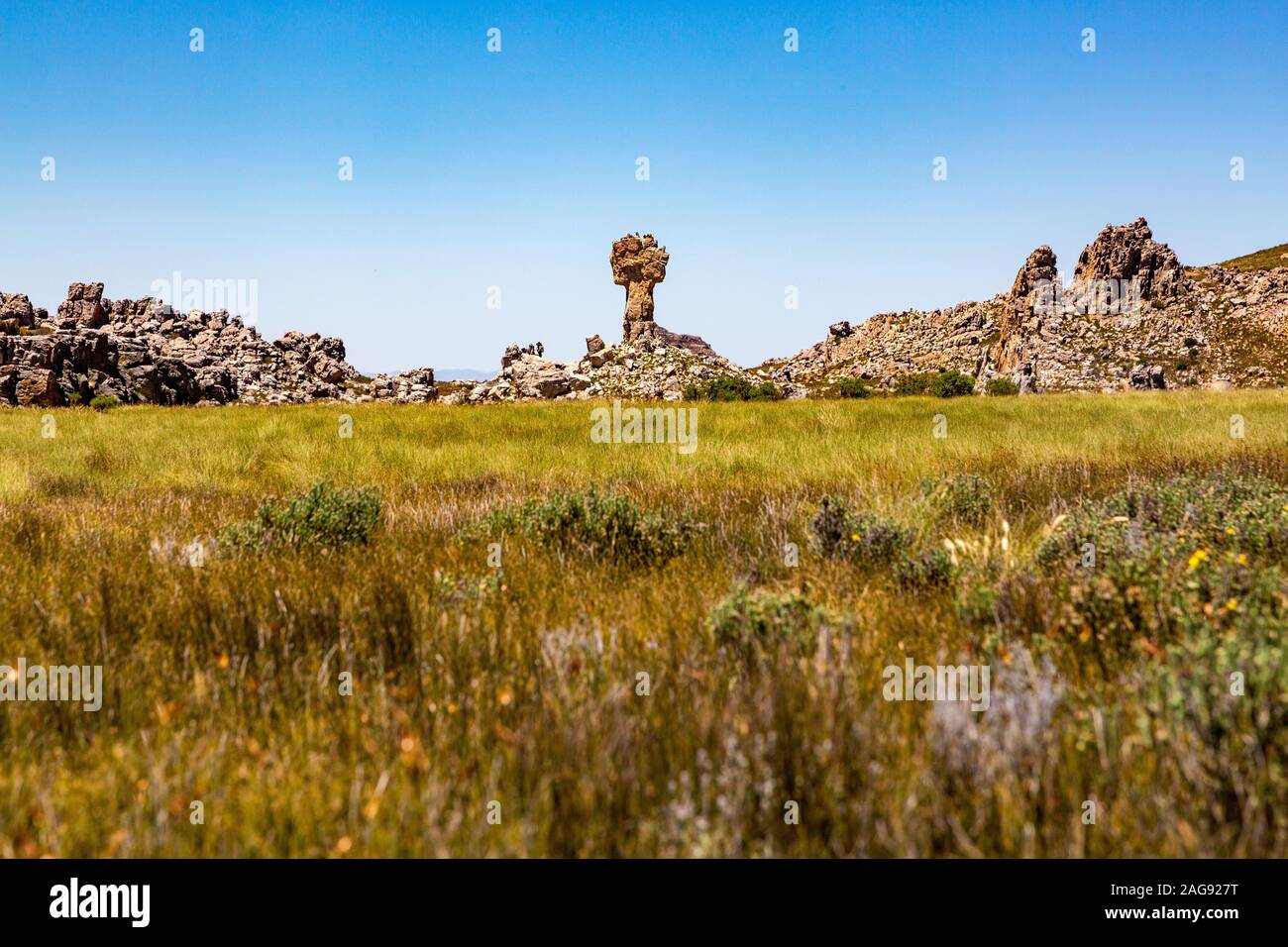 The rock formation Maltese Cross - a popular hiking destination in the ...