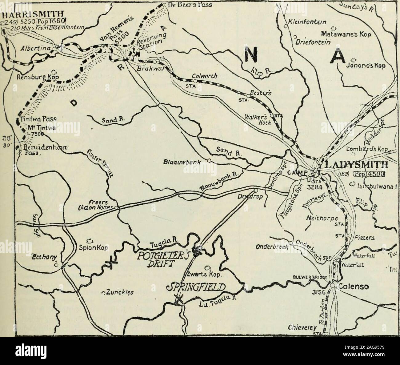 Map Of Ladysmith High Resolution Stock Photography and Images - Alamy
