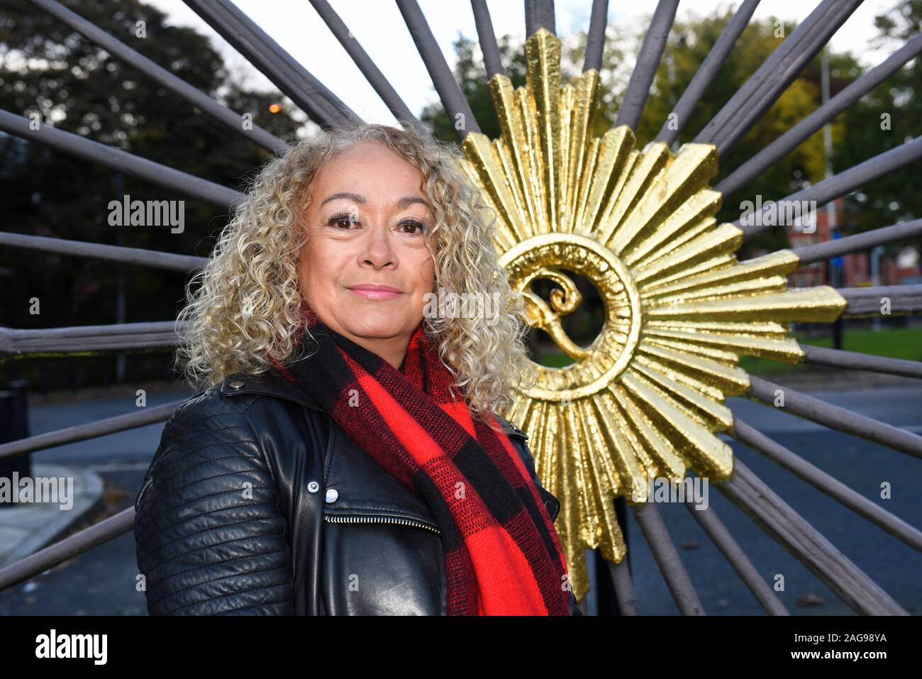 Kim Johnson, on location in Liverpool 27th Ocotber 2019. Kim Johnson ...