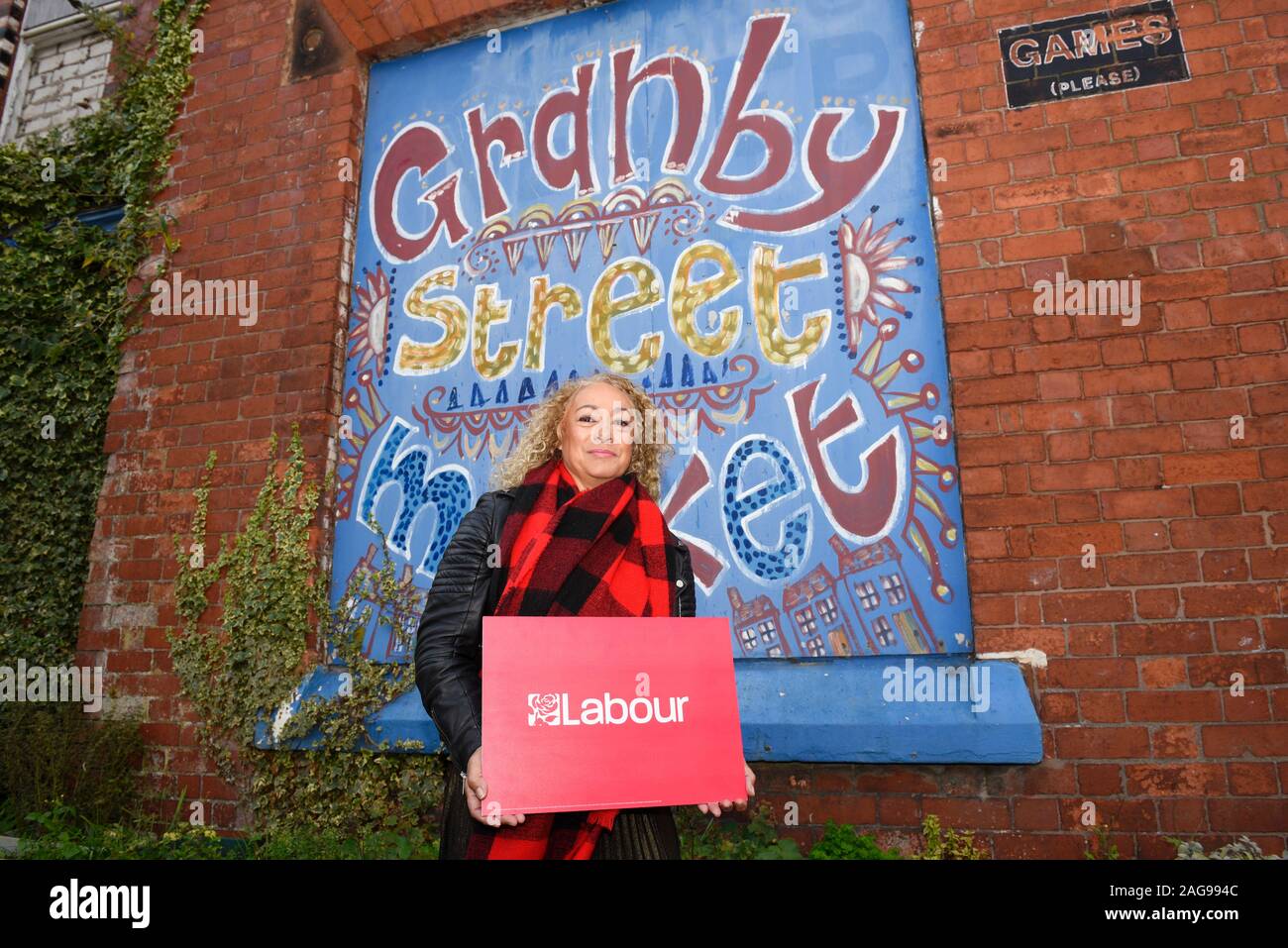 Kim Johnson, on location in Liverpool 27th Ocotber 2019. Kim Johnson ...