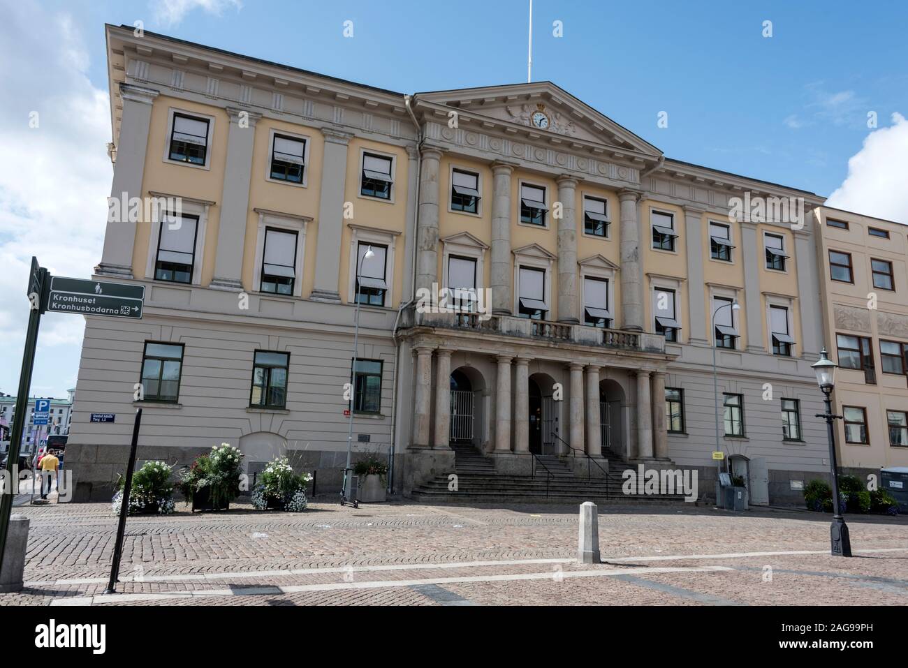 Gothenburg City Hall, (Goteborgs radhus), in Gustav Adolfs Square ...