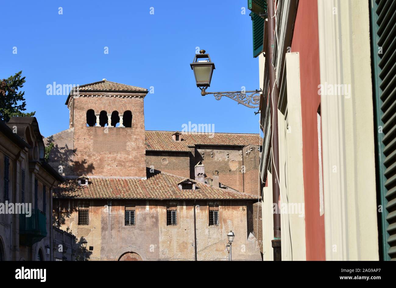 Basilica dei Santi Quattro Coronati, ancient roman church and monastery ...
