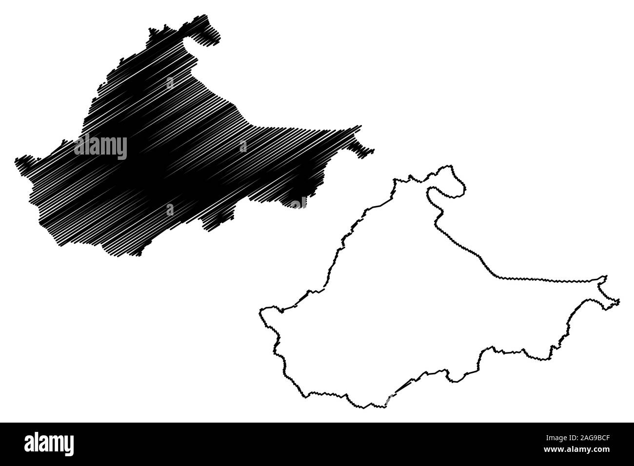 Brcko District (Bosnia and Herzegovina, BiH, Bosnia–Herzegovina) map ...