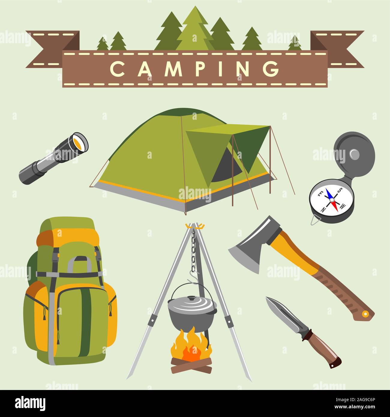 Tourism set Stock Vector Images - Alamy