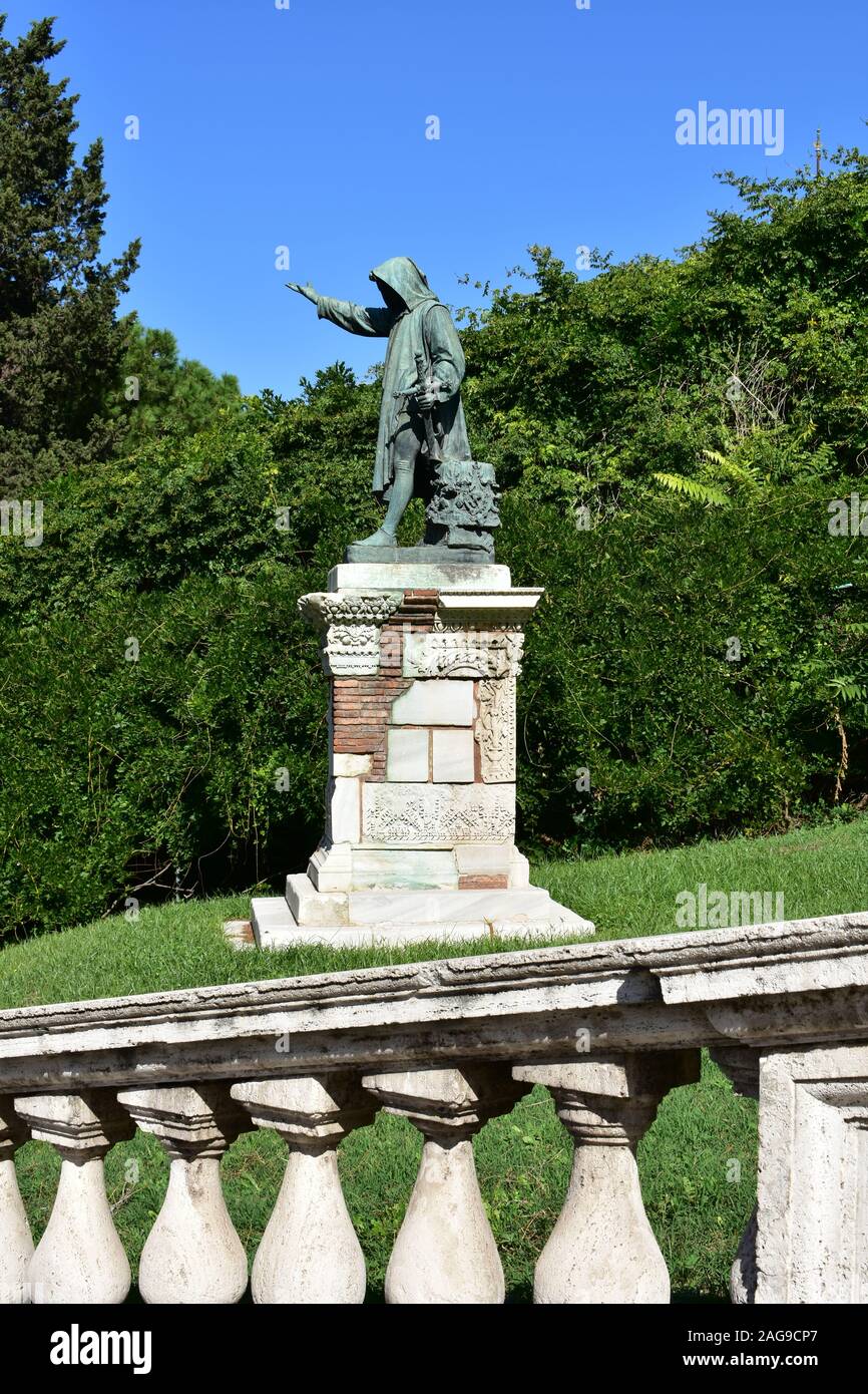 Cola di Rienzo statue erected on 1877 close to Cordonata Capitolina ...