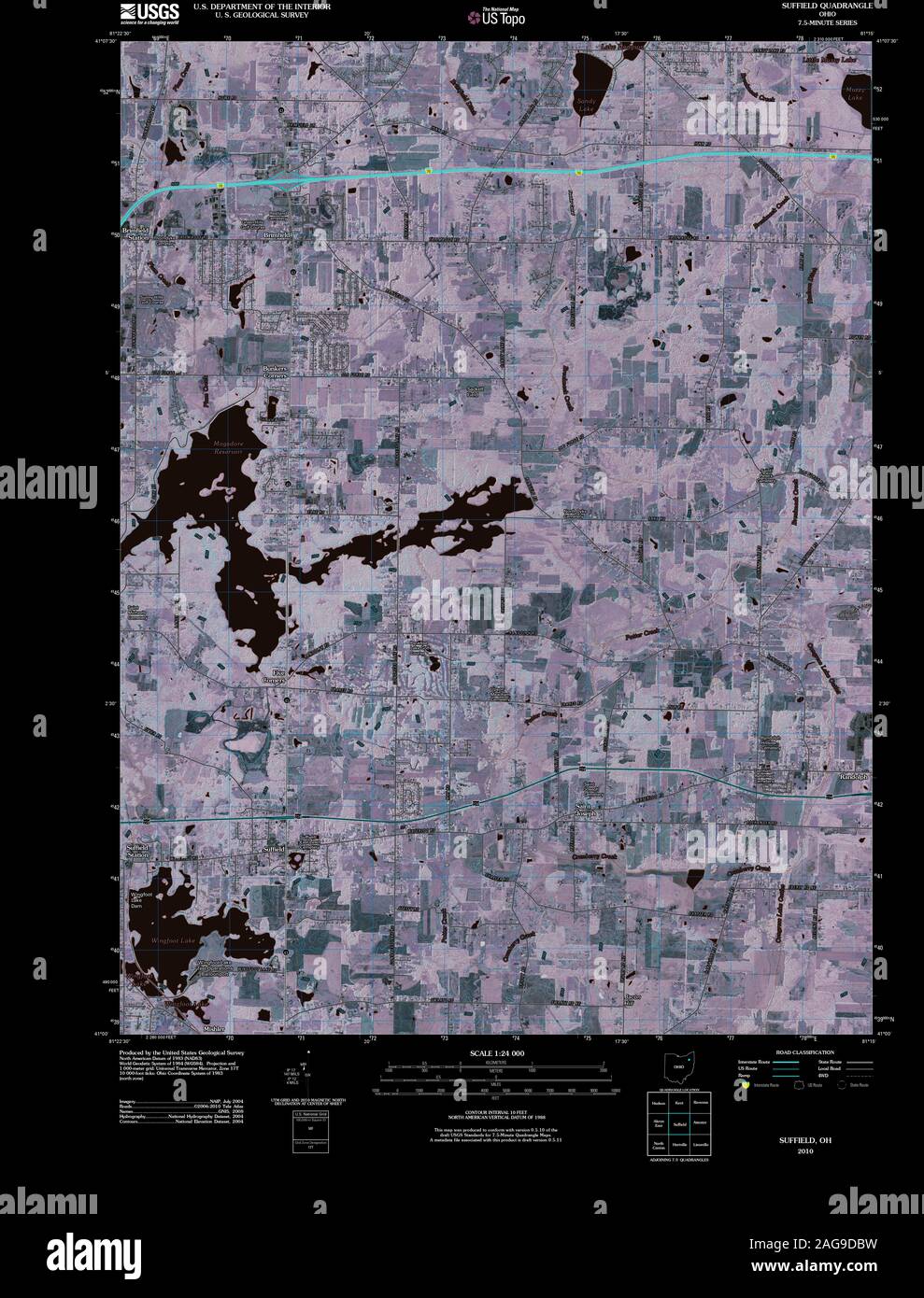Map of suffield hi-res stock photography and images - Alamy
