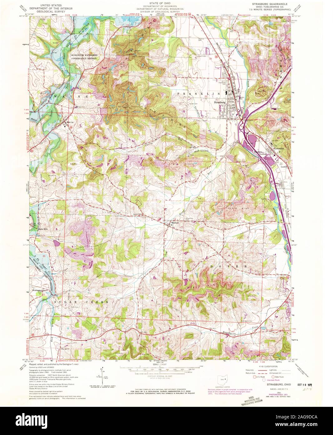 Map of strasburg hi-res stock photography and images - Alamy