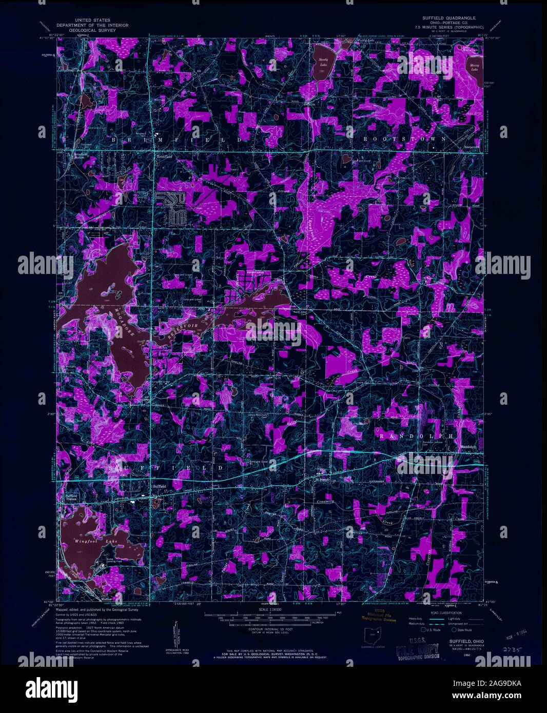 Suffield map hi-res stock photography and images - Alamy