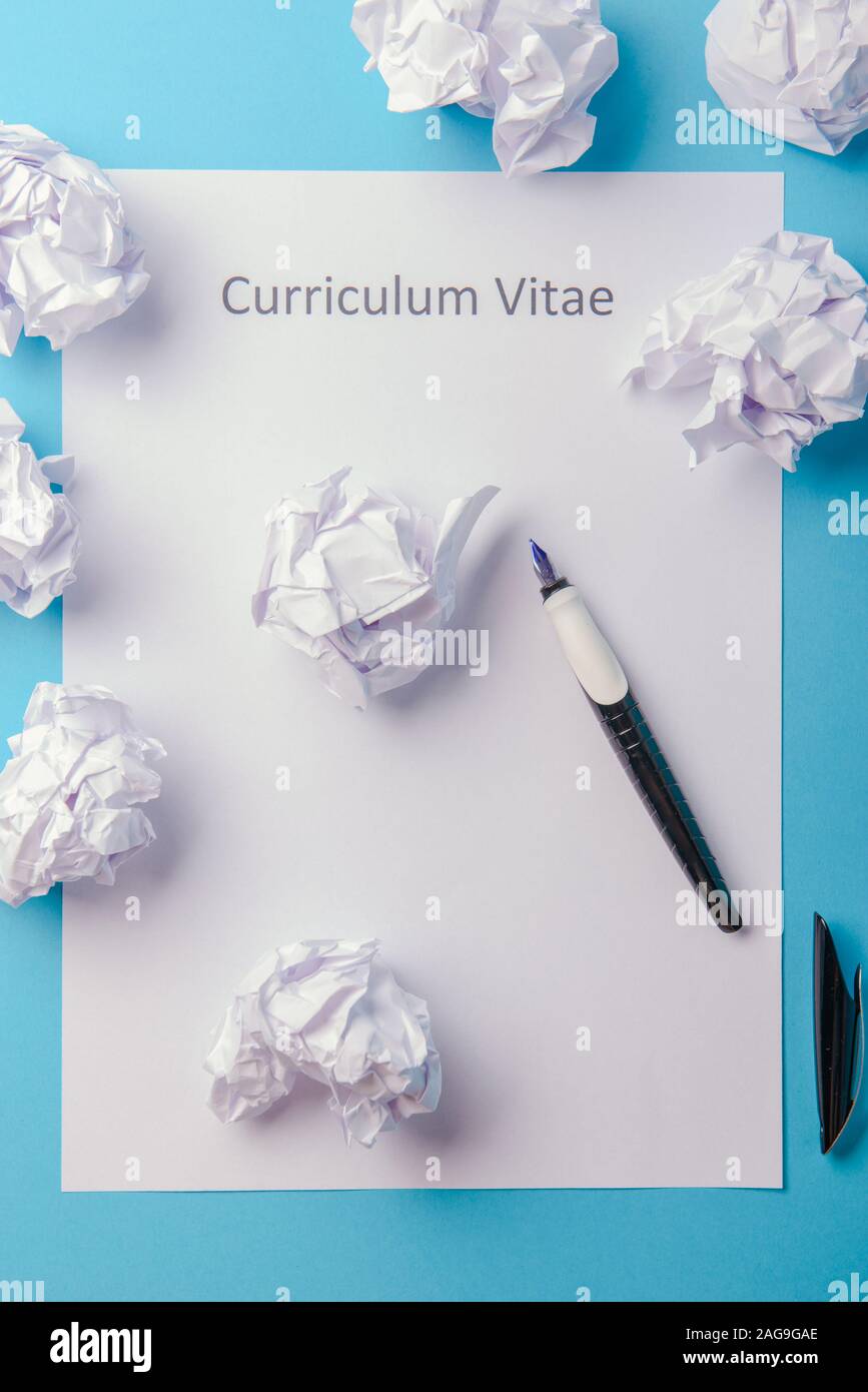 Cv writing background hi-res stock photography and images - Alamy
