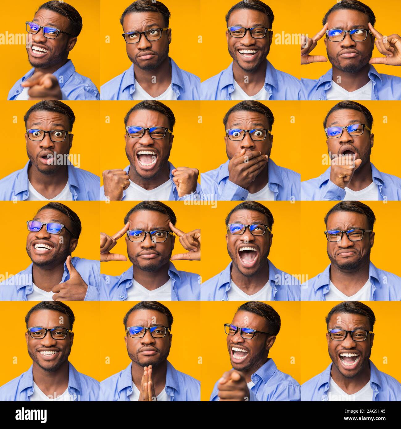 Multiple emotions hi-res stock photography and images - Alamy