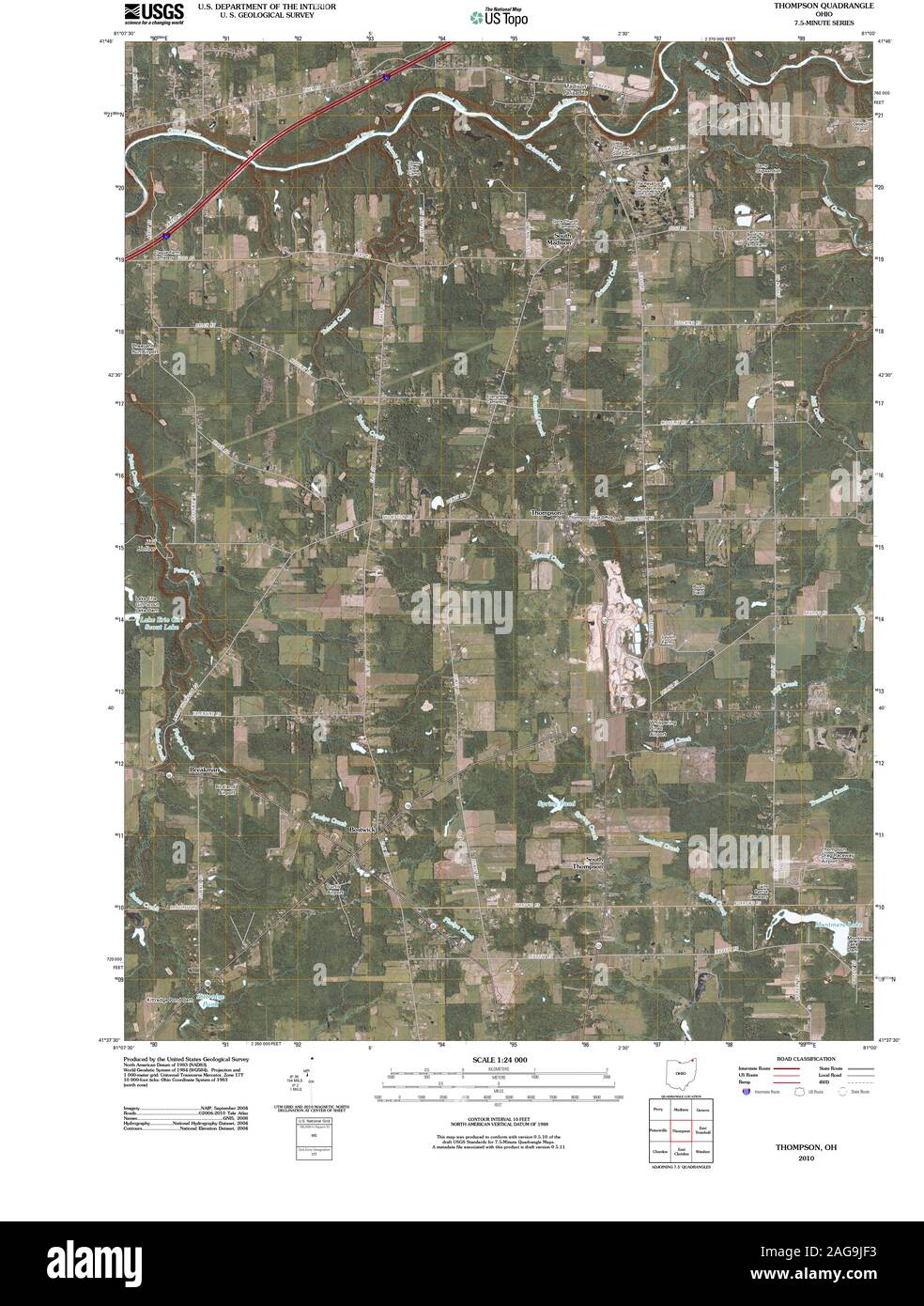 Thompson map Cut Out Stock Images & Pictures - Alamy