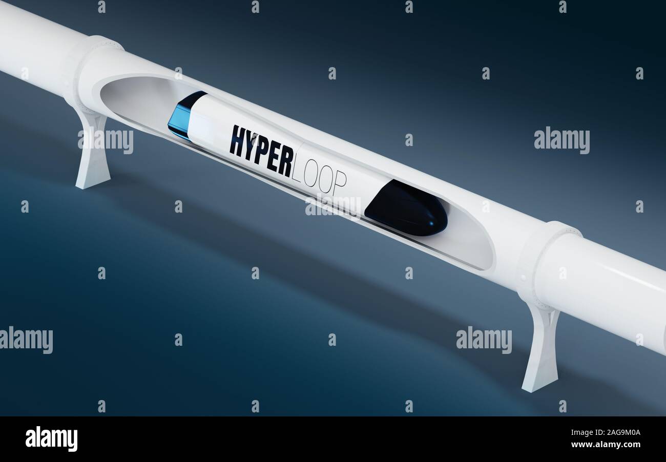 Hyperloop illustration hi-res stock photography and images - Alamy