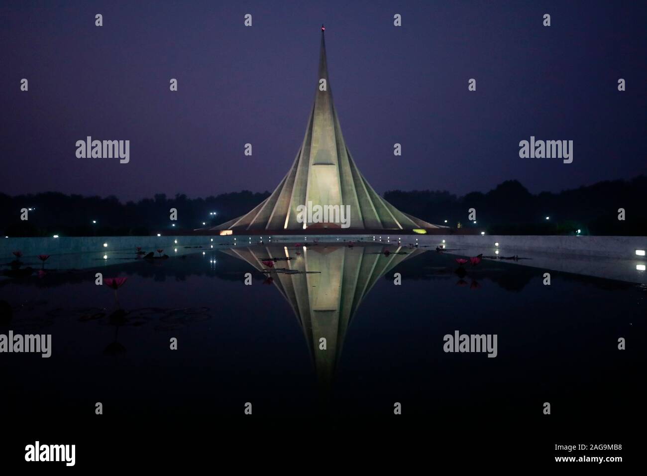 Dhaka, Bangladesh - December 16, 2019: National Martyrs' Memorial is ...