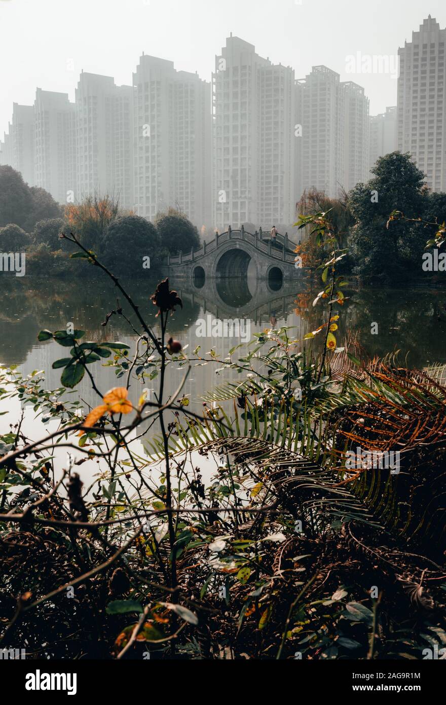 Arch Bridge Reflection In Chinese High Resolution Stock Photography and ...